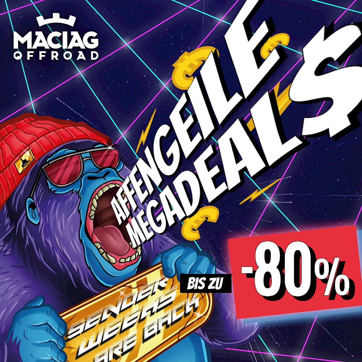 MTB Rider: EINFACH NUR AFFENGEIL: HAUFENWEISE MEGADEALS BIS ZU 80% GÜNSTIGER